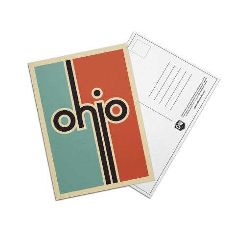 Retro Ohio Post Cards - D&W Elements